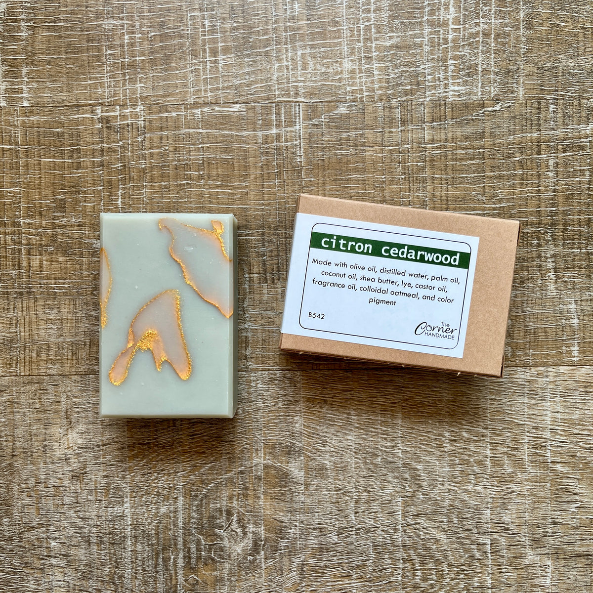 Citron Cedarwood Soap Bar by The Corner Handmade